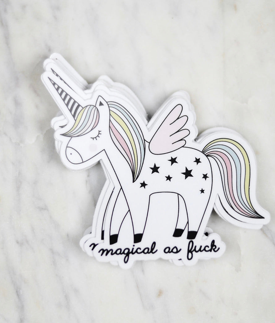 Magical As Fuck Sticker Decal – Magnolia Jean Boutique